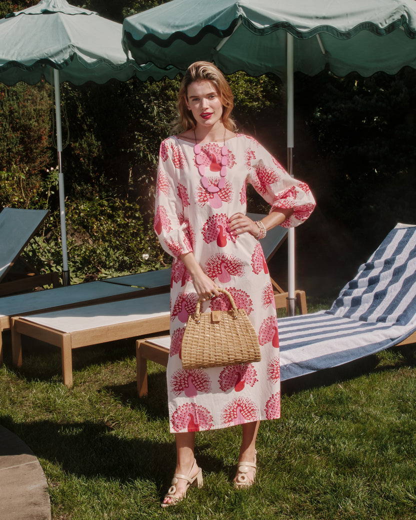 Minnow Maxi Dress - Peacock Oyster – Frances Valentine