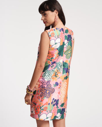 Lily Shift Dress - Botanical Bash – Frances Valentine