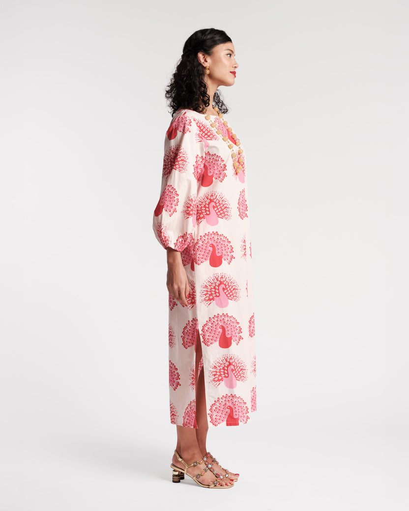 Minnow Maxi Dress - Peacock Oyster – Frances Valentine