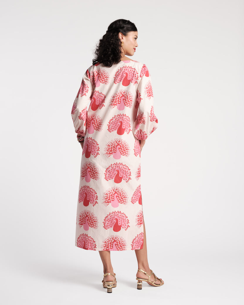 Minnow Maxi Dress - Peacock Oyster – Frances Valentine