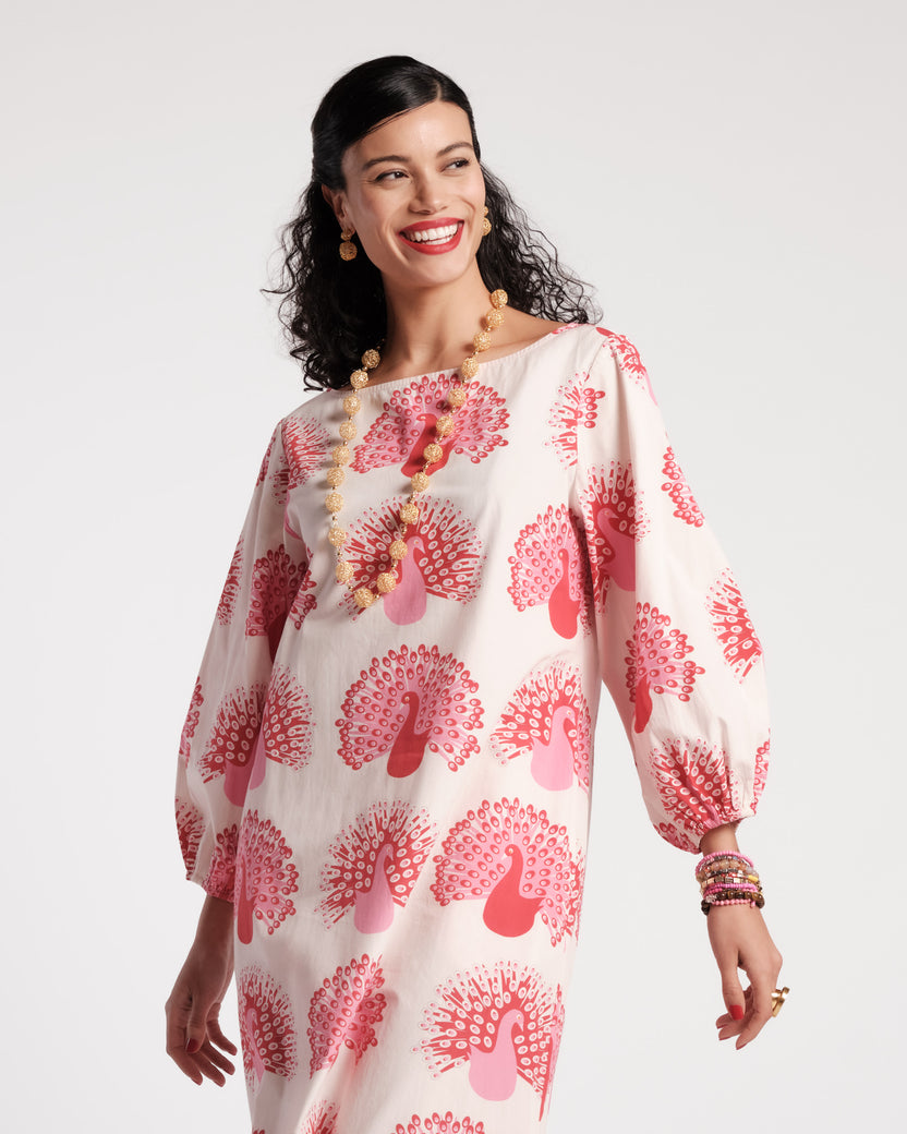 Minnow Maxi Dress - Peacock Oyster – Frances Valentine